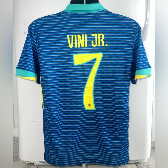 Nike | Shirts | 224 Brazil Away Jersey Vini Jr 7 | Poshmark